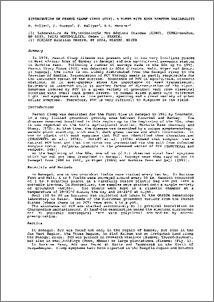 Distribution of Peanut Clump Virus (PCV), a virus with high symptom ...